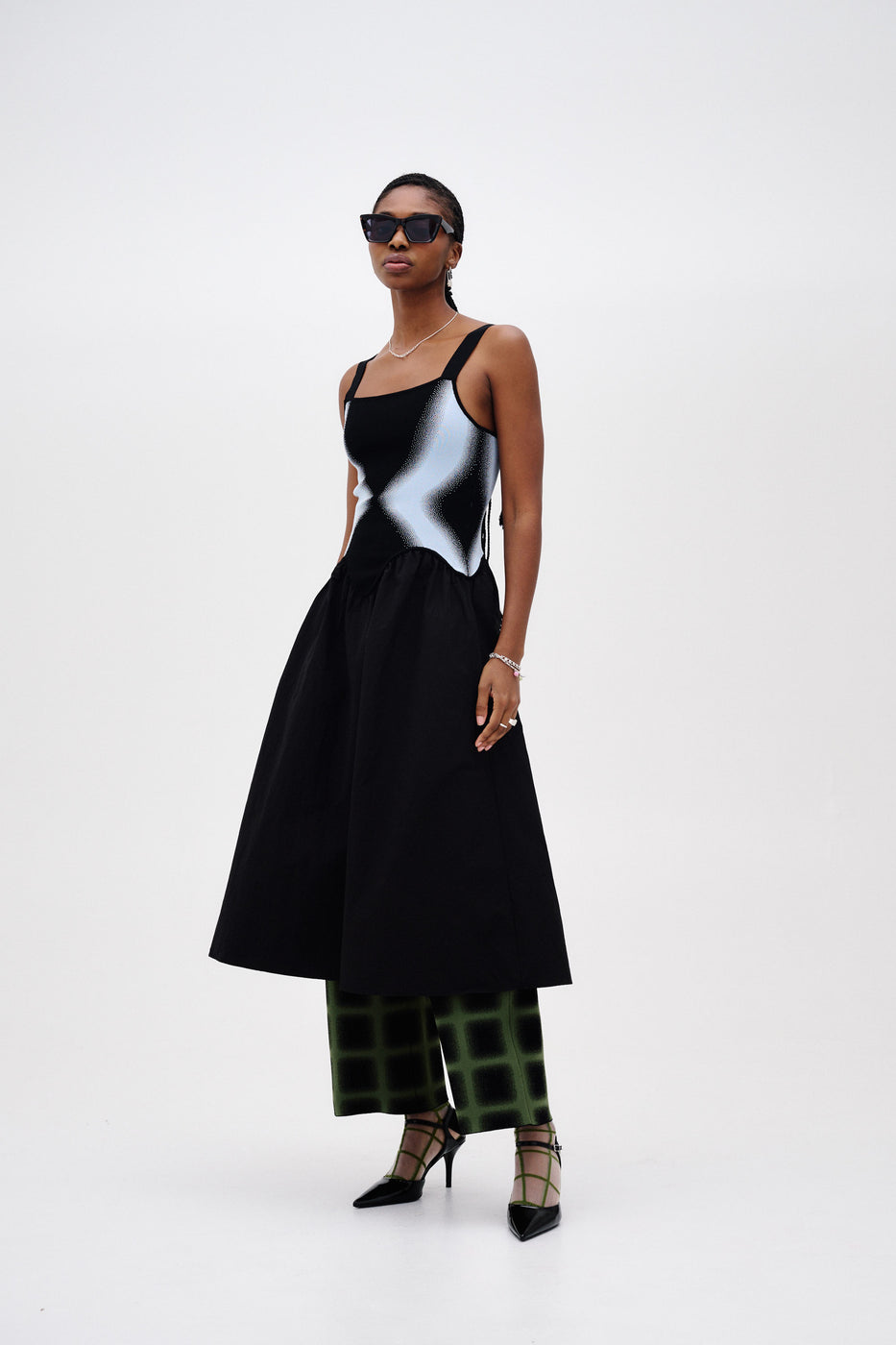 MUSHU MIXED MEDIA TANK DRESS– PH5