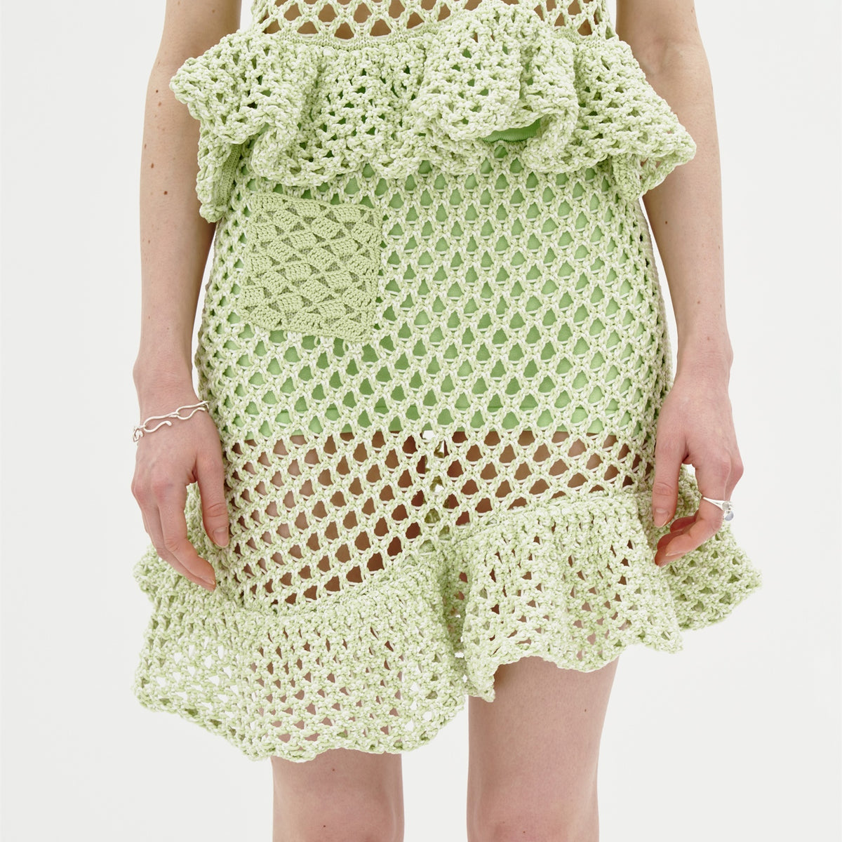 PONGO CROCHET WAVY SKIRT – PH5