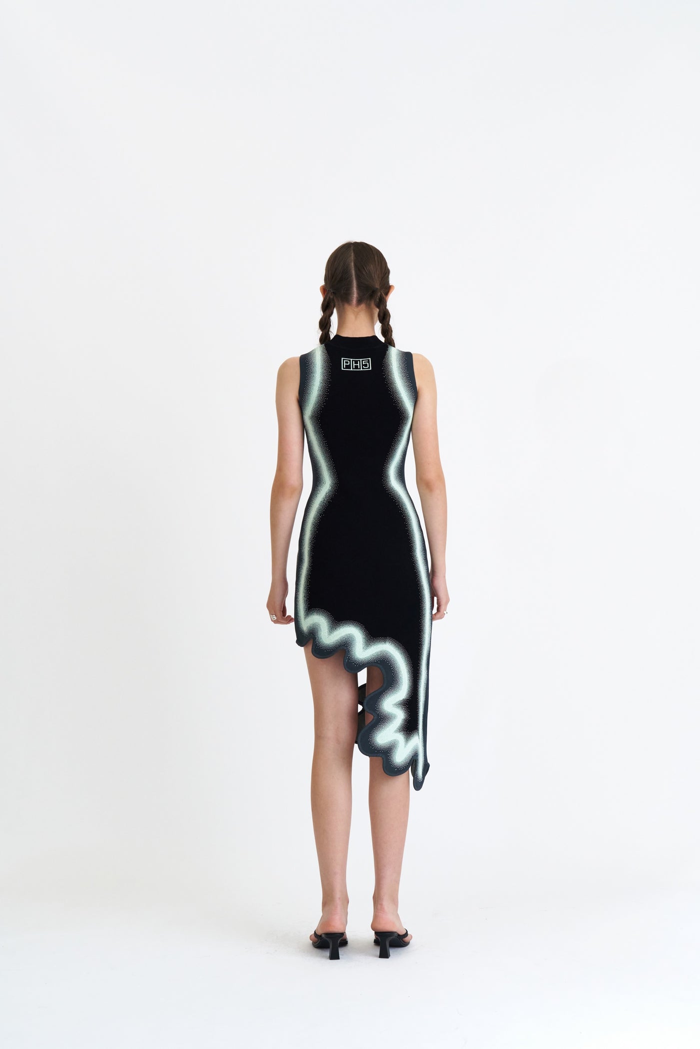 BROOKLYN WAVY ASYMMETRIC DRESS– PH5