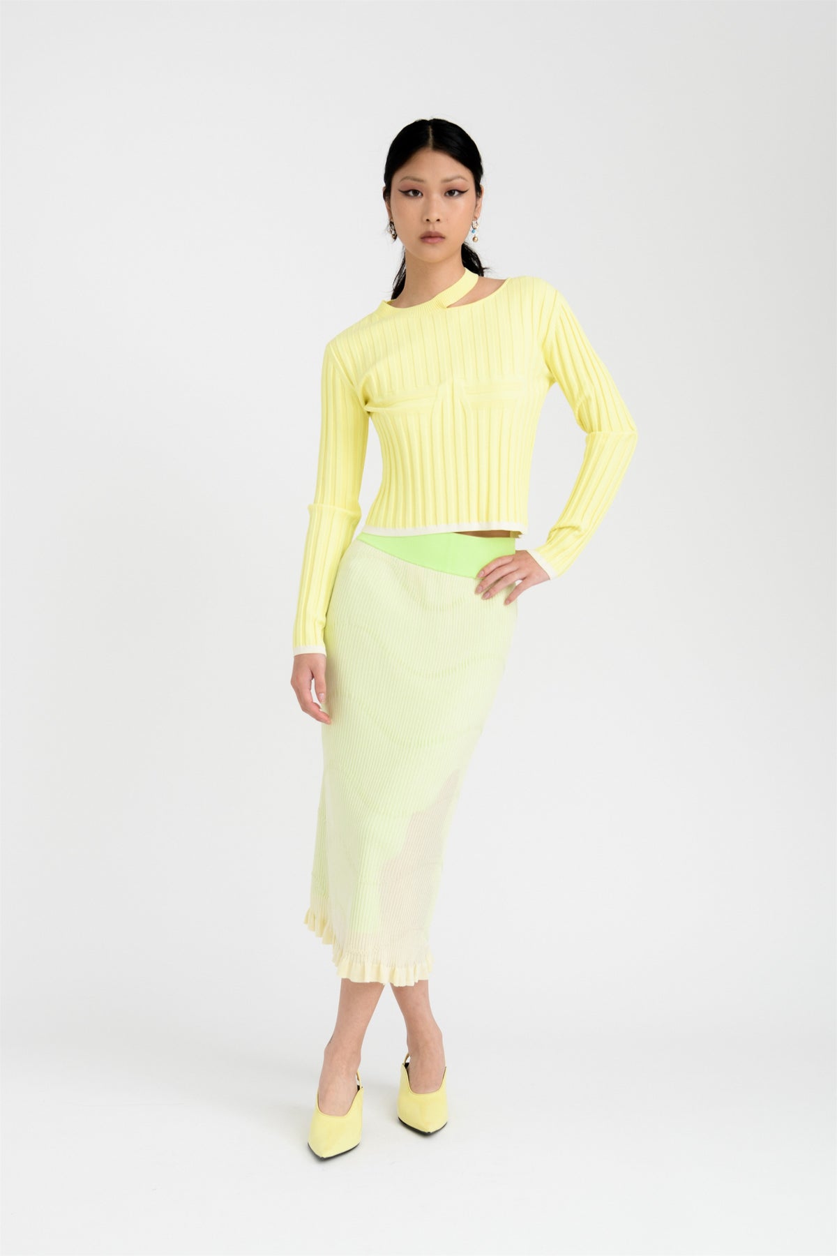 PIPE LONG SLEEVE CROPPED TOP– PH5